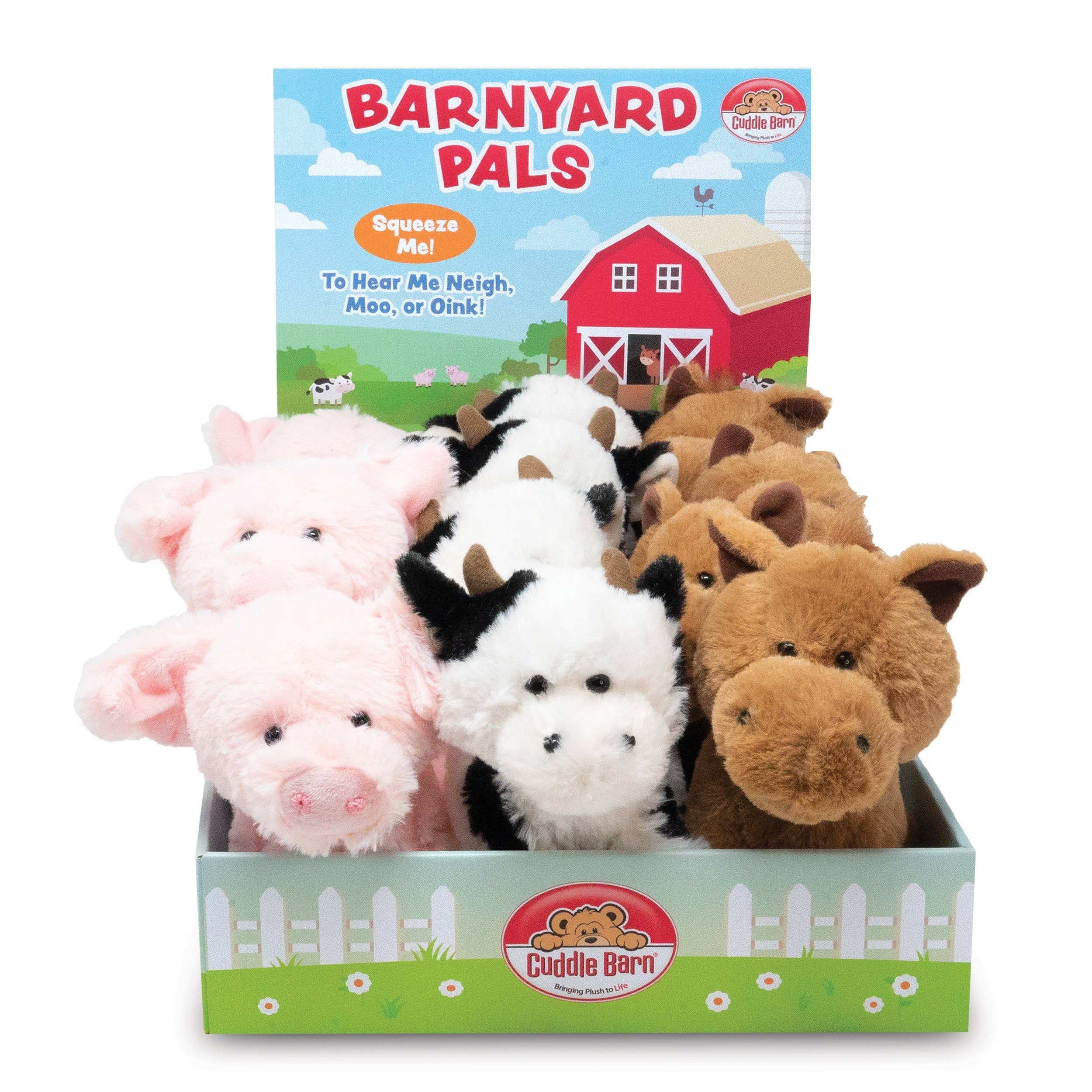 Cuddle Barn, Inc. - Barnyard Pals (Soft Cute Barn Farm Animals Plush ...